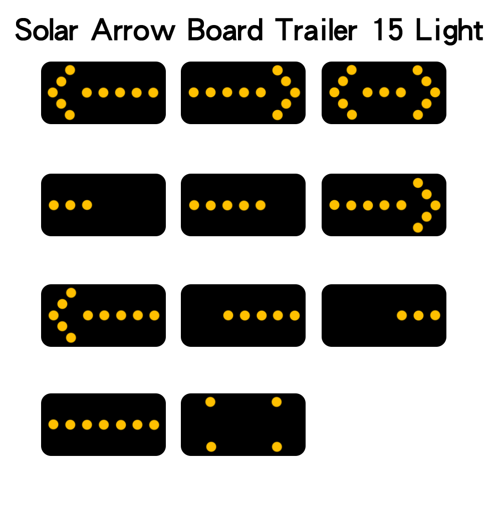 portable arrow signs ,Trailer Mounted Arrow Boards-HANKUN